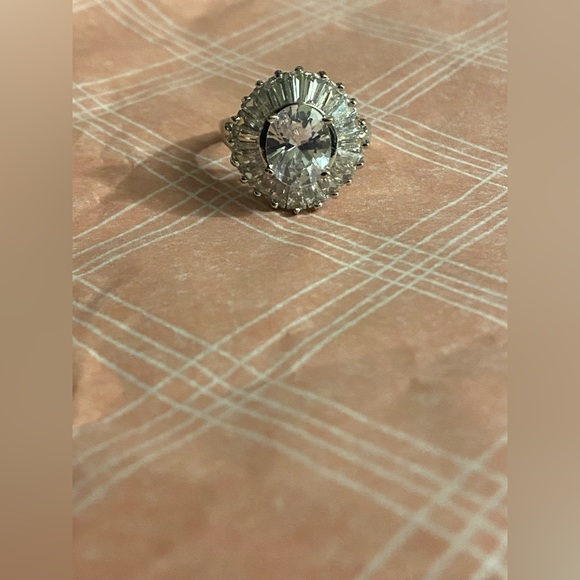 Jewelry | Beautiful Costume Diamond Cz Cluster Ring | Poshmark